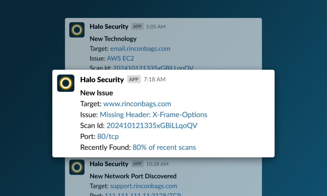 Halo Security Launches Slack Integration for Real-Time Alerts on New ...
